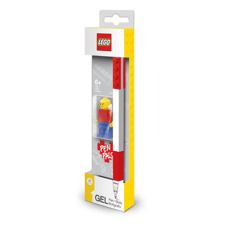 LEGO gel olovka 2.0 sa minifigurom, crvena