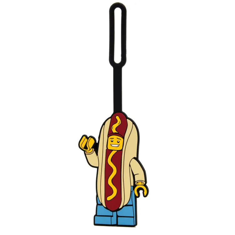 LEGO etiketa za torbu: Tip u hot dog kostimu