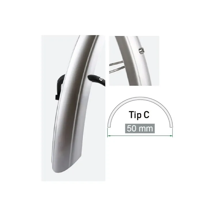 Blatobrani PVC 26x1.75 sivi S-1, Tip C 50 mm / Z6