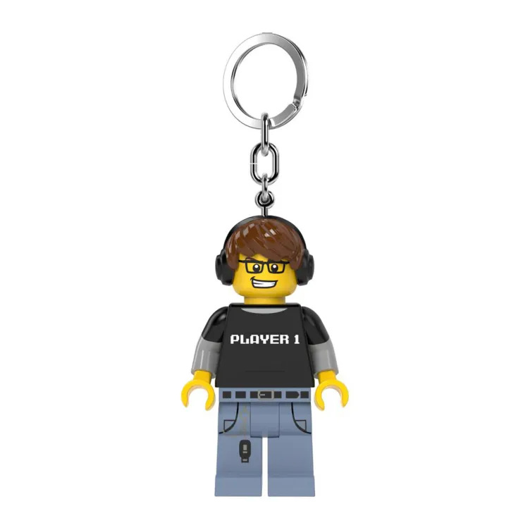 LEGO Minifigure privezak za ključeve sa svetlom: Gejmer