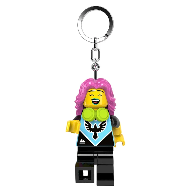 LEGO Minifigure privezak za ključeve sa svetlom: Gejmerka