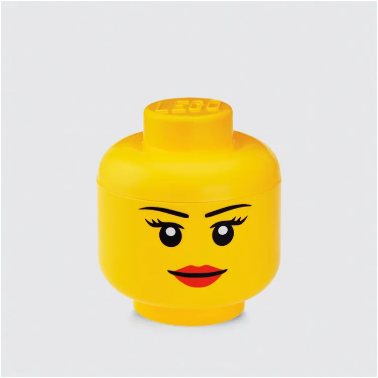 LEGO glava za odlaganje (mala): Devojčica