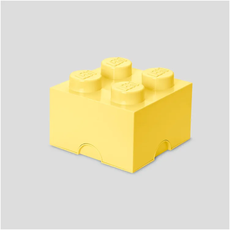 LEGO kutija za odlaganje (4): Hladno žuta