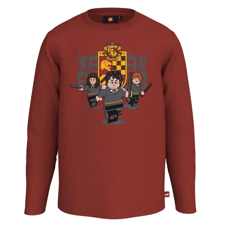 LEGO Harry Potter majica dugih rukava, bordo - 152