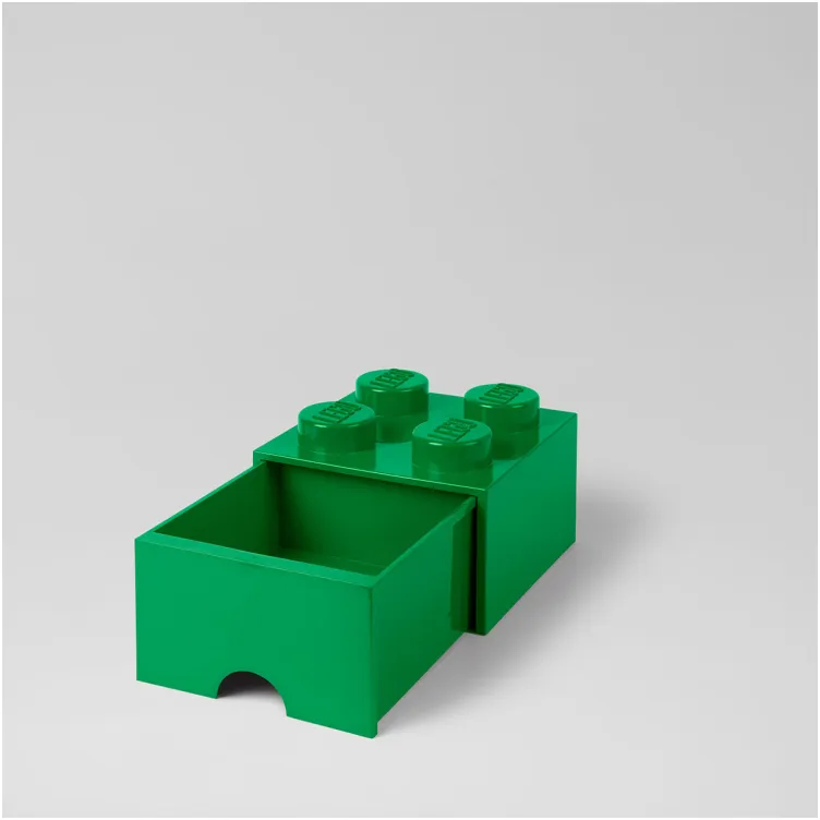 LEGO fioka (4): Tamnozelena