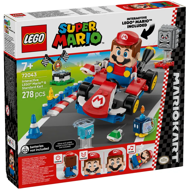 72043 Mario Kart™: Interaktivni LEGO® Mario™ i standardni karting