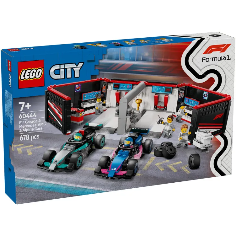 60444 F1® garaža i Mercedes-AMG i Alpine formule