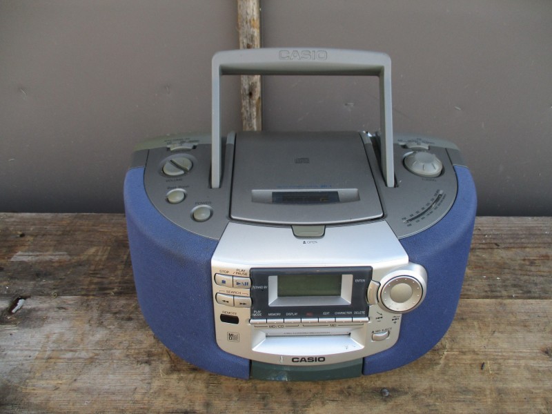 CASIO ZD-1 radio,CD i Mini Disc plejer