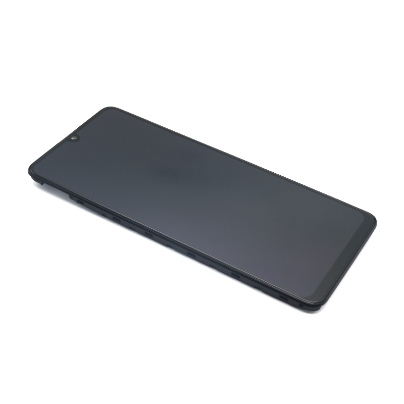 LCD displej (ekran) - Samsung A325 Galaxy A32 4G + Touch screen + okvir crni Full ORG EU (GH82-25579A/25566A) (MS)