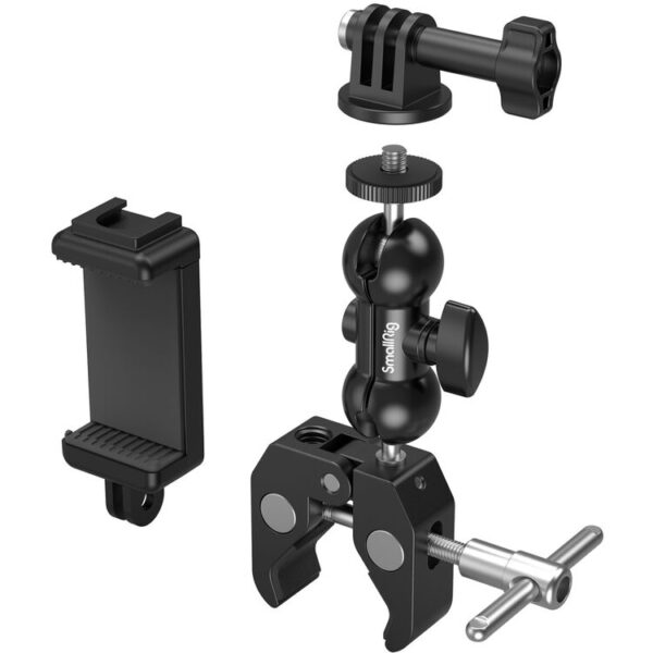 SmallRig 4373 Crab-Shaped Super Clamp Kit (with Ballhead Magic Arm)