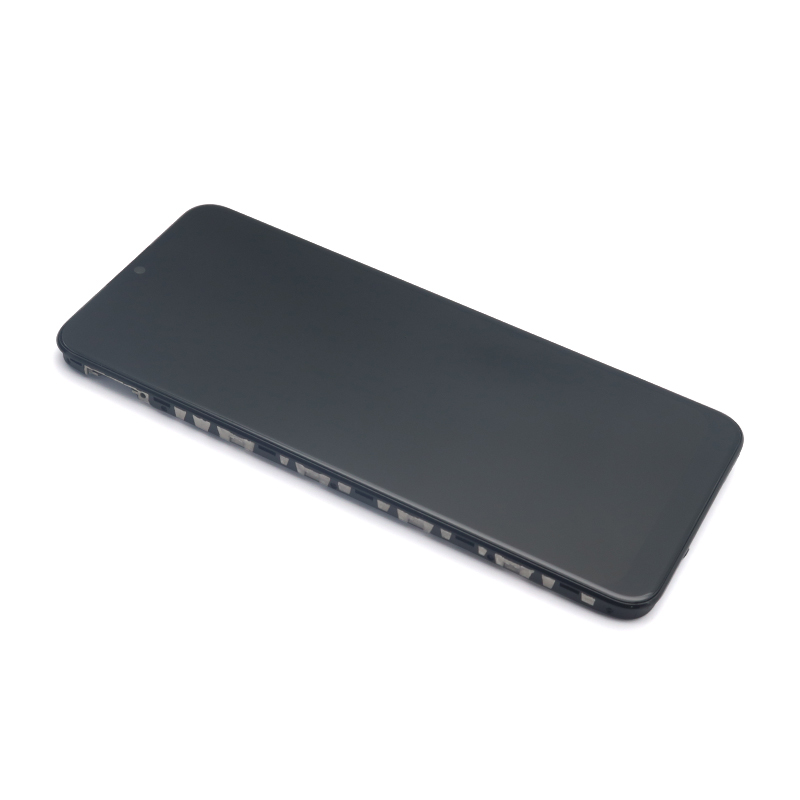 LCD displej (ekran) - Samsung A037G Galaxy A03S 2021 + Touch screen + okvir black (163mm-crni flet) Full ORG EU (GH81-21233A) (MS)