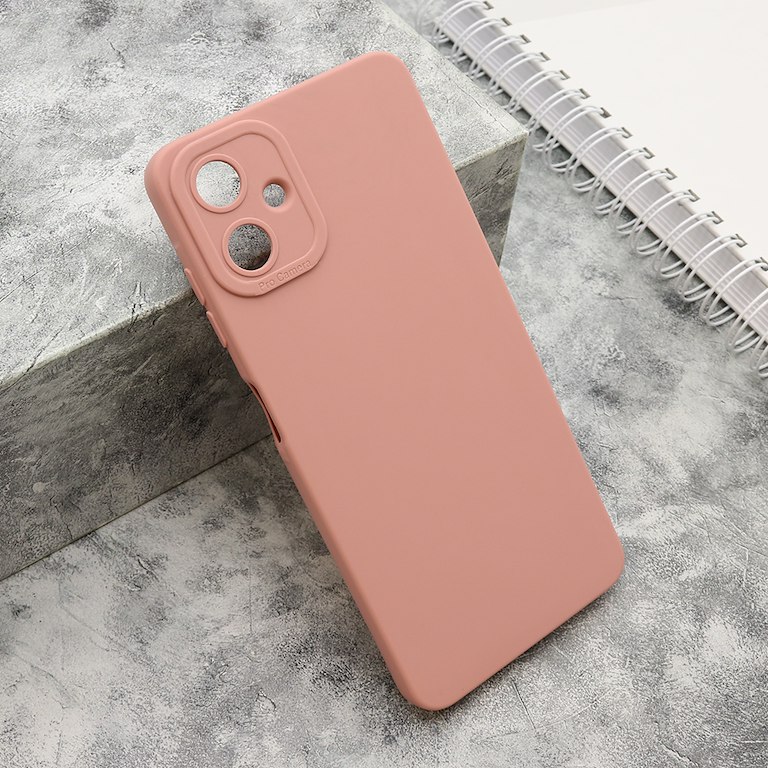 Zastitna silikonska maska (futrola) Pro Camera - Samsung A065F Galaxy A06 roze (MS)