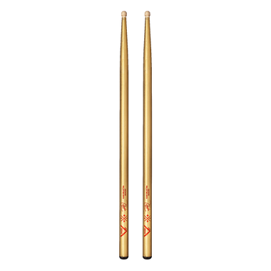 Vater VHPQW Pocket Queen Signature 5A Drumsticks – Gold