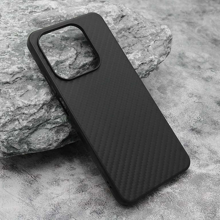 Futrola silikon CARBON LIGHT za Honor X7d/Honor Smart 400 4G crna