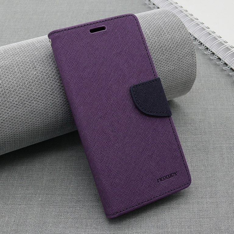 Zastitna maska (futrola) na preklop (bi fold) MERCURY - Xiaomi Redmi 15 4G 171mm (EU) ljubicasta (MS)