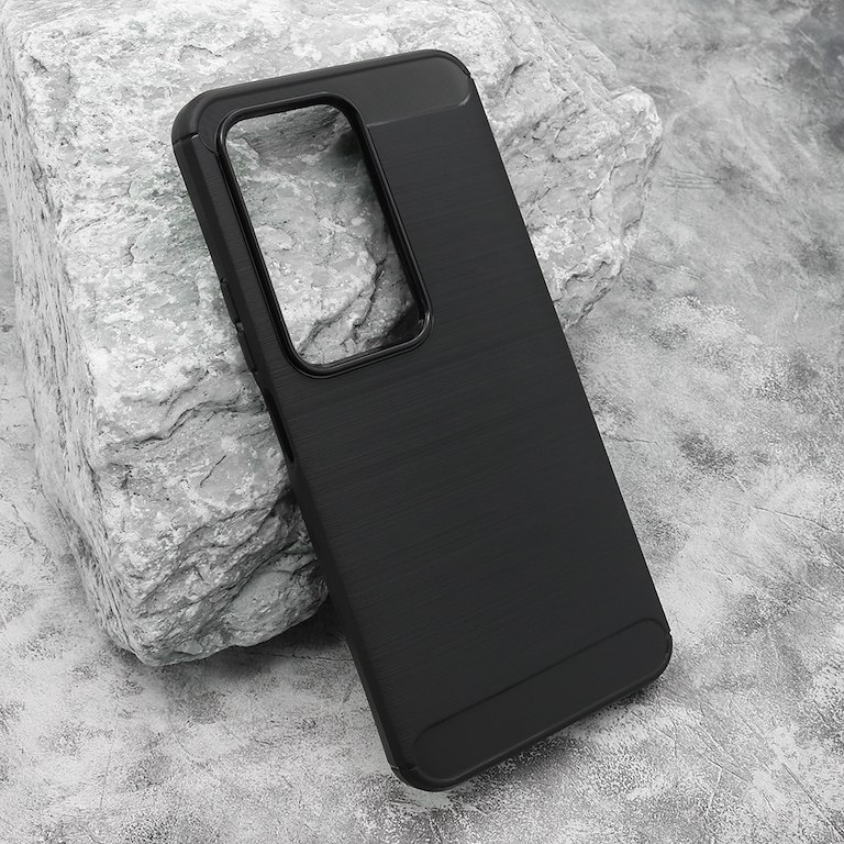 Zastitna silikonska maska (futrola) BRUSHED - Xiaomi Redmi 15 4G 171mm (EU) crna (MS)