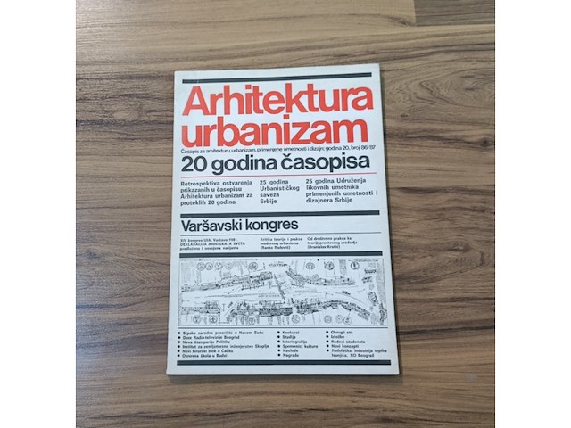 ARHITEKTURA I  urbanizam 20 godina časopisa 86/87