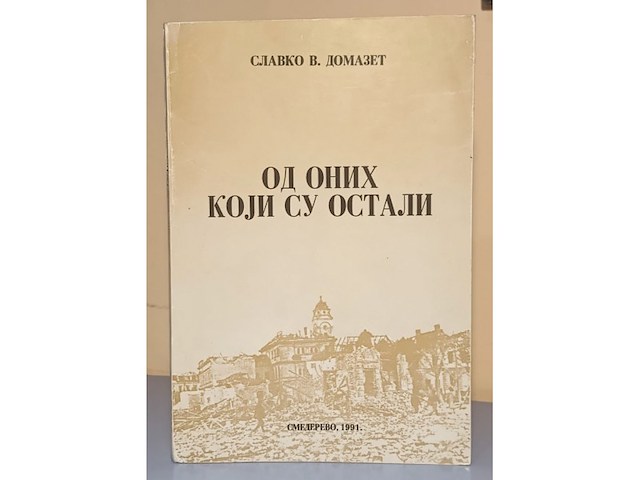 OD ONIH KOJI SU OSTALI kazivanja o petom junu 1941. god