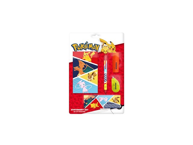 Školski set sa agendom - Pokemon