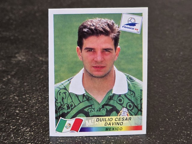 Sličica Fifa France 98 Panini broj 357 Davino