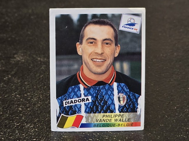 Sličica Fifa France 98 Panini broj 334 Philippe Vande W
