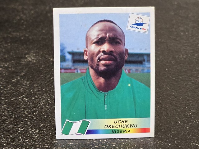 Sličica Fifa France 98 Panini broj 249 Uche Okechukwu