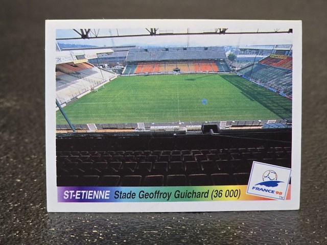 Sličica Fifa France 98 Panini broj 8 stadion St-Etienne