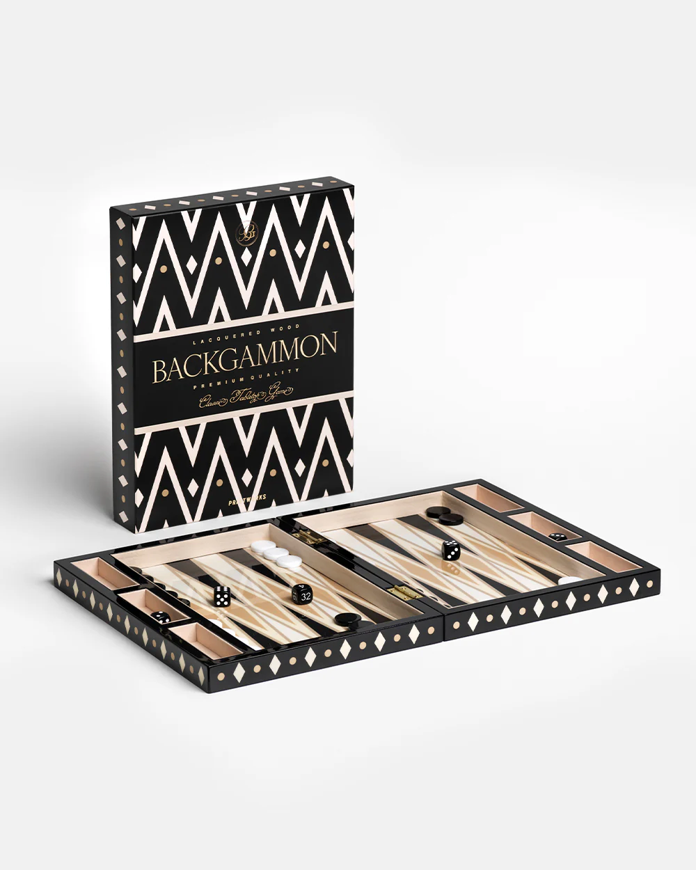 Printworks Lacquered Backgammon – Backgammon