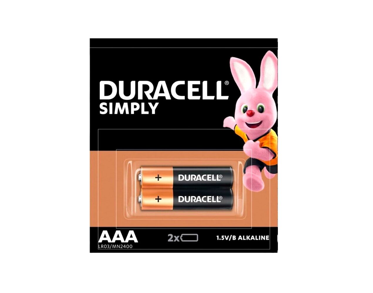 Baterija alkalna 1.5V AAA LR3 blister 2/1 Duracell (MS)
