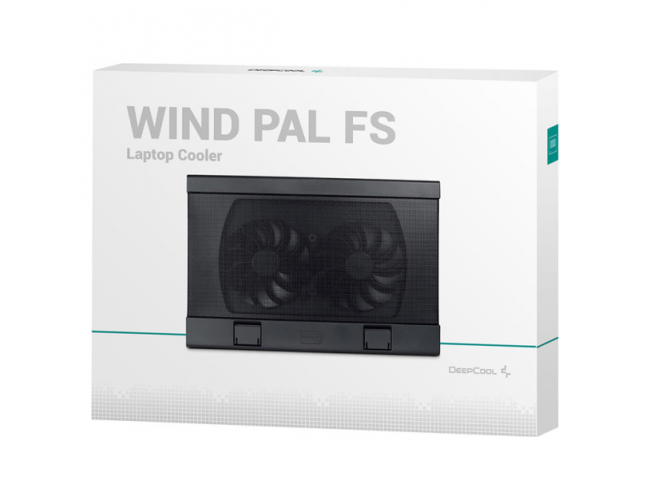 Deep Cool WINDPALFS postolje za laptop - za 15,6 i 17 inca, 2x USB, 2x 140mm ventilator, 700 - 1200rpm, 115CFM, 21dB