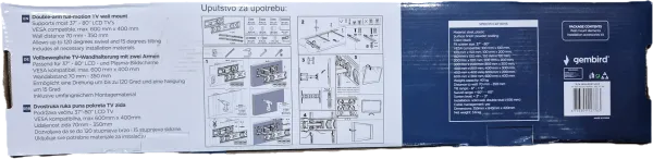 WM-80ST-033 ** Gembird TV nosac okretanje/tilt 37-80 VESA max.60x40cm, max 40kg, drzac (1359)