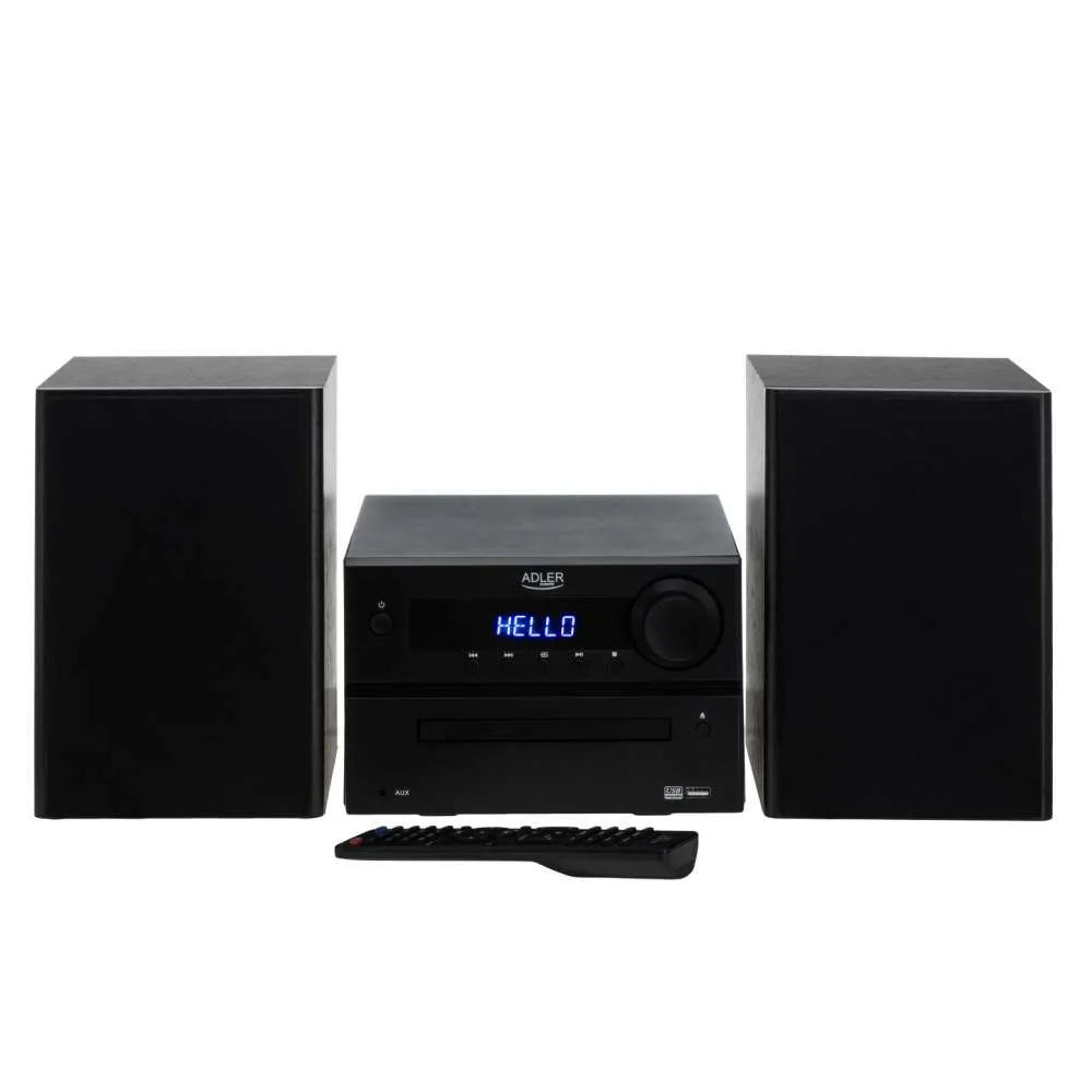 ADLER AD1917 MINI MUZIČKI CENTAR BLUETOOTH 5.3 CD CD-R CD-RW MP3 WMA