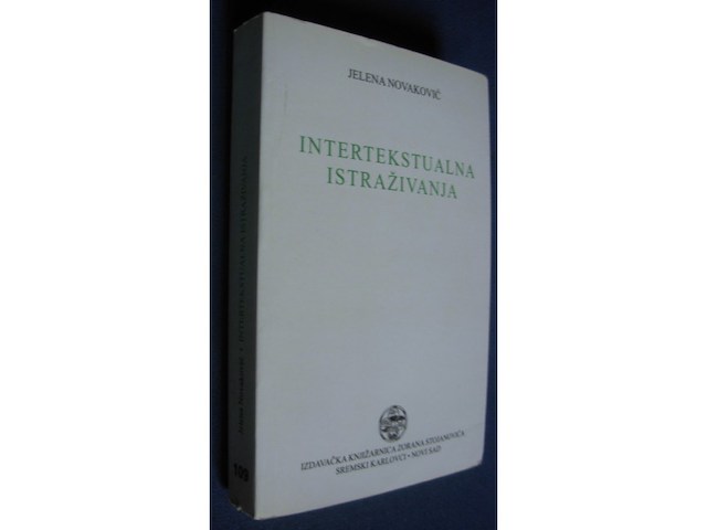 INTERTEKSTUALNA ISTRAŽIVANJA - Jelena Novaković