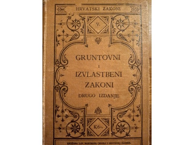 Gruntovni i izvlastbeni zakoni, Hrvatska, Austrija,1901