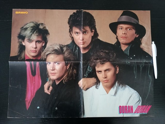 Poster iz 80tih, Duran Duran / Modern Talking, iz 1985g