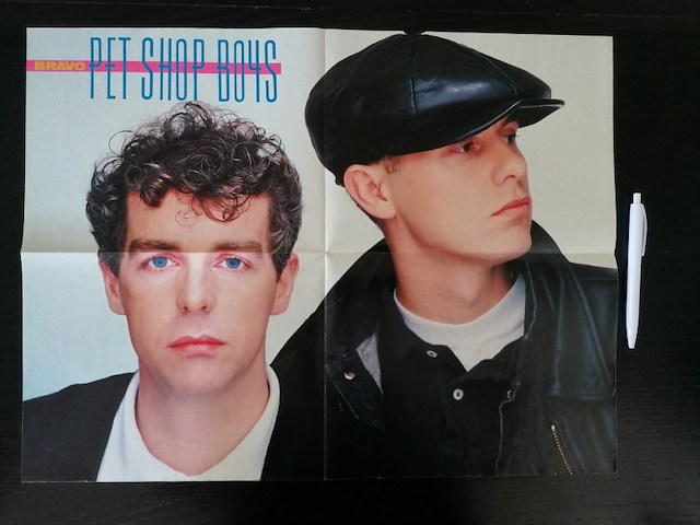 Poster iz 80tih, Pet Shop Boys / Depeche Mode, 1985 god