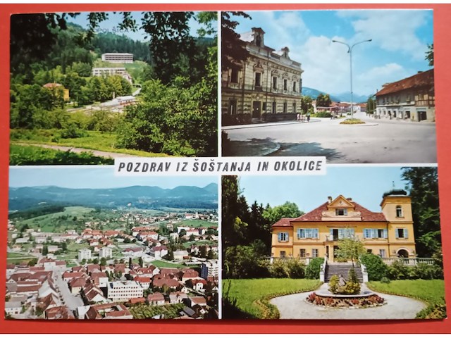 ŠOŠTANJ I OKOLINA-STARA RAZGLEDNICA (čista)