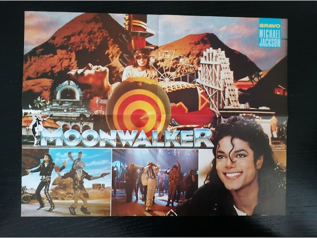 Poster Michael Jackson/ Tom Cruise, veliki, iz 80-tih