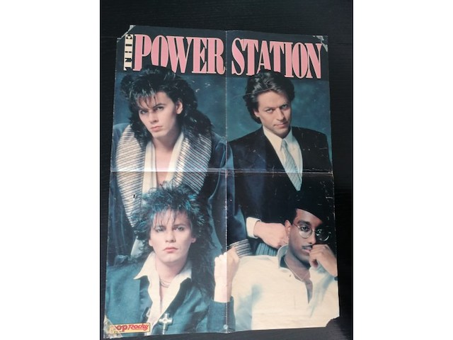 Poster iz 80tih, Power Station / Depeche Mode, 1985 god