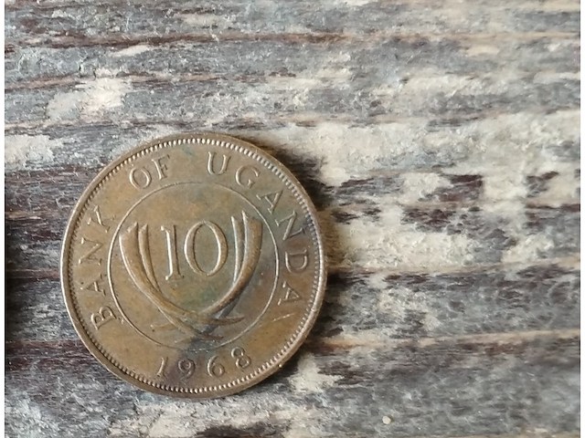 UGANDA 10 C 1968