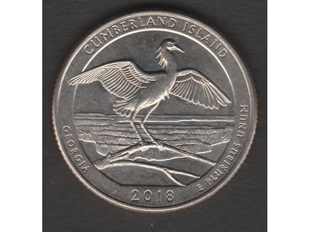 ¼ Dollar `Washington Quarter` (Cumberland Island)