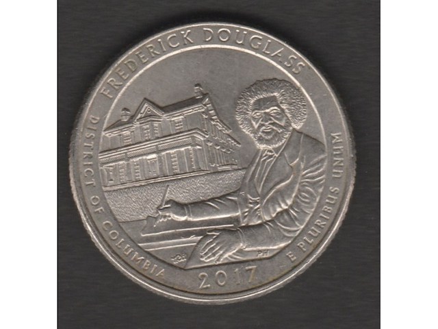 ¼ Dollar `Washington Quarter` (Frederick Douglass)