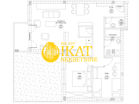 Stara Pazova 74,34m2 trosoban stan u izgradnji + pdv ID#4727