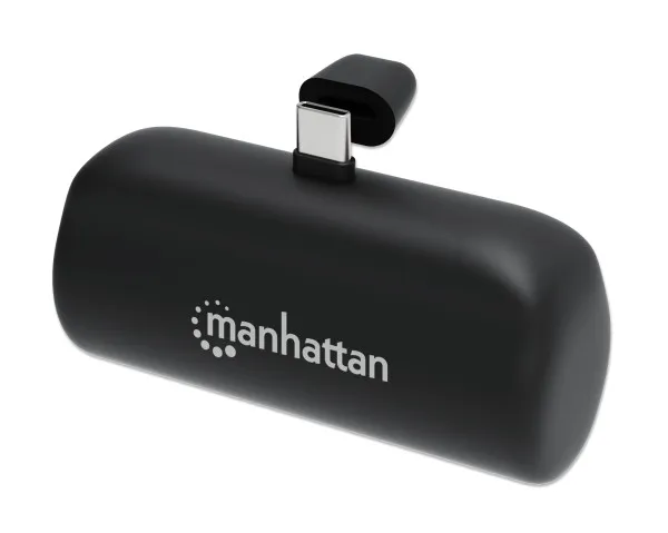 Powerbank Manhattan 1026336 5000mAh 10W/Black/USB-C