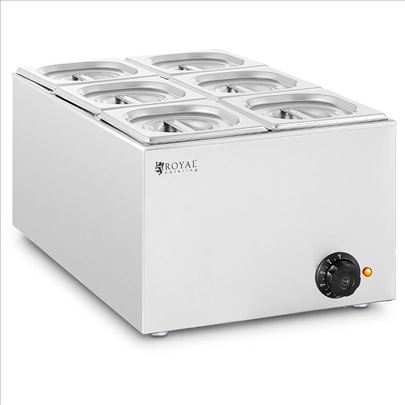 Bain marie - 640 W - 6 GN posuda