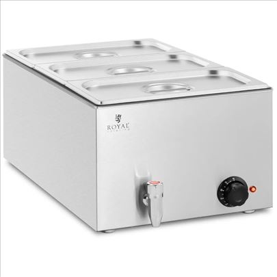 Bain marie - 600 W -3 GN posude-odvodnim ventilom