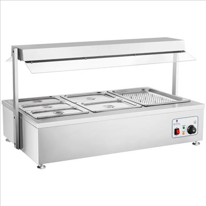 Bain marie - 6 GN - sa tacnom za meso