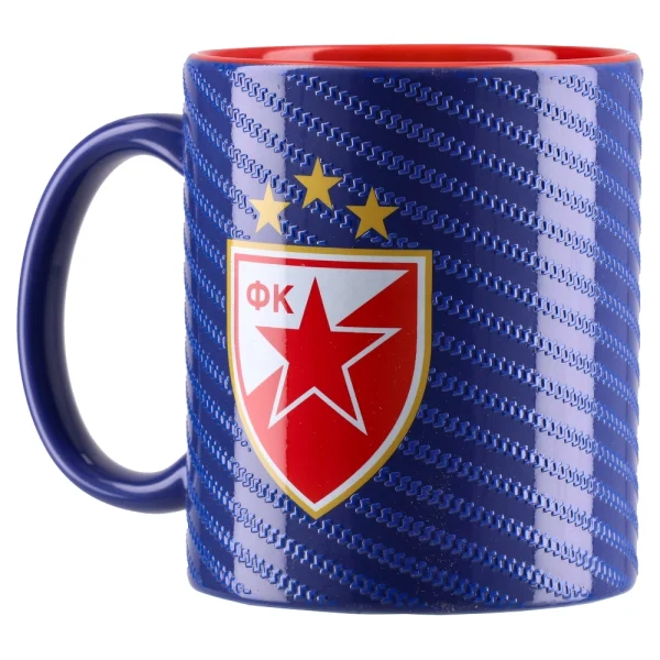Lungy lux, šolja, keramička, Crvena zvezda, 325ml
