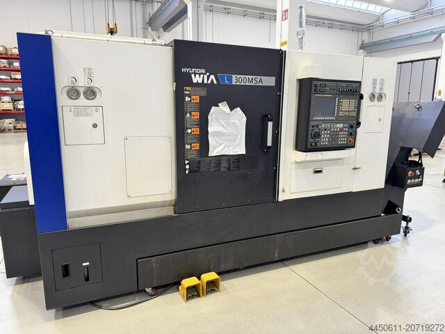 CNC lathe
Hyundai WIA L300-MSA