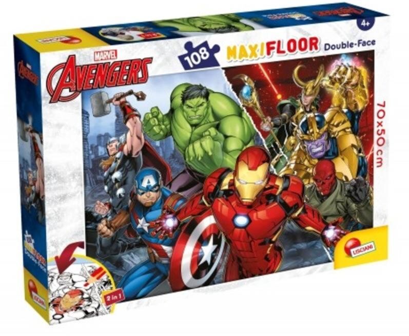 Lisciani Slagalica 108pcs Maxi Avengers 2u1
